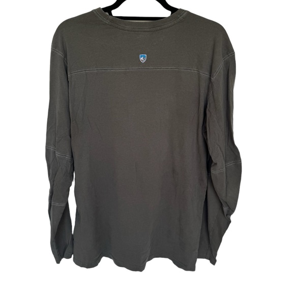 Kuhl | Shirts | Kuhl Mens Army Green Long Sleeve Born In The Wild Wildfibre Cotton Tee Large ...
